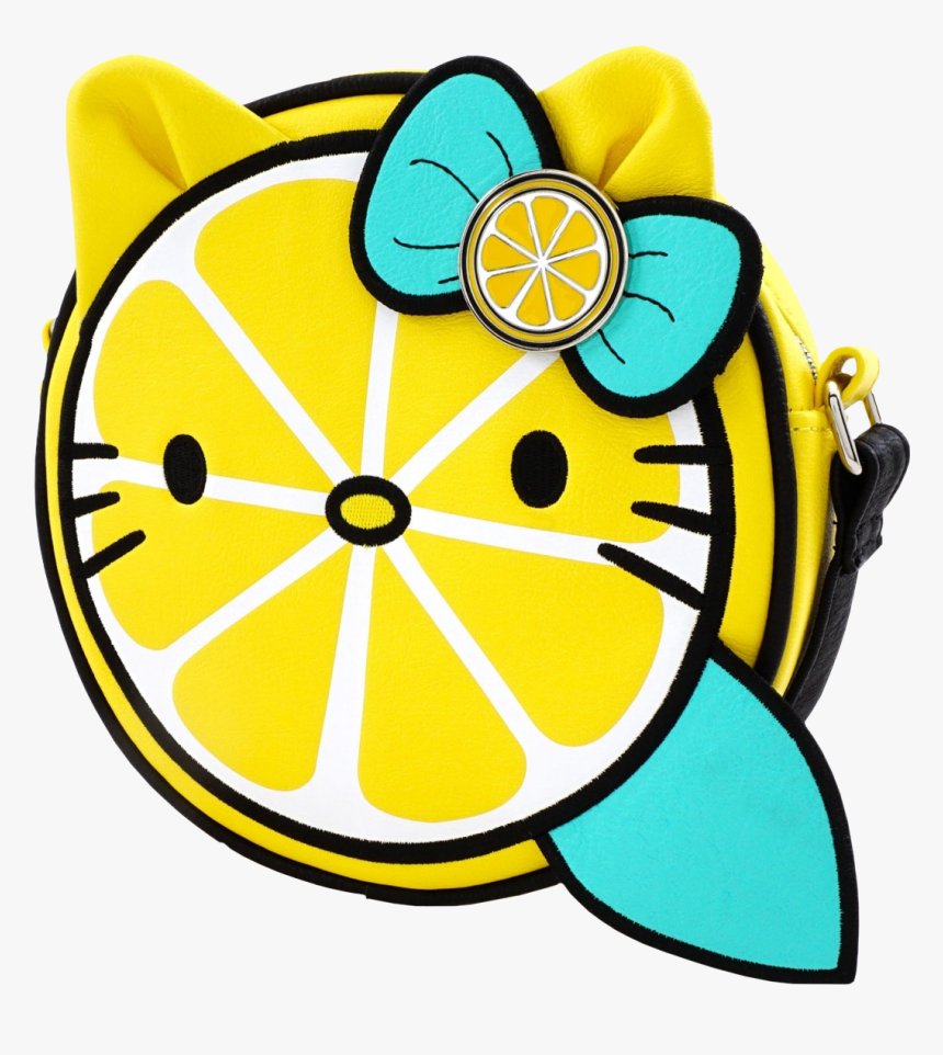 Hello Kitty Lemon 8" Faux Leather Crossbody Bag, HD Png Download ...