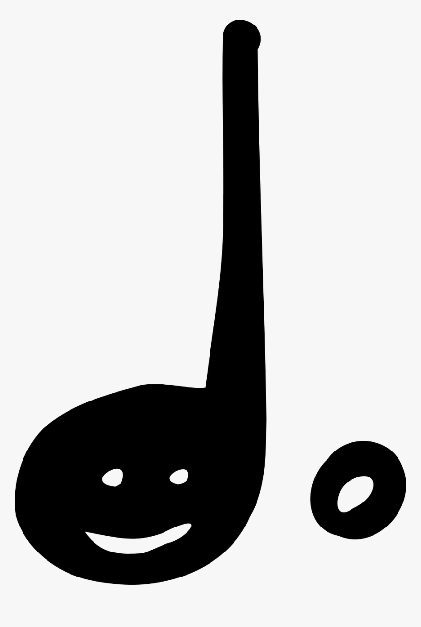 Eighth Note Cartoon Transparent Background, HD Png Download ...