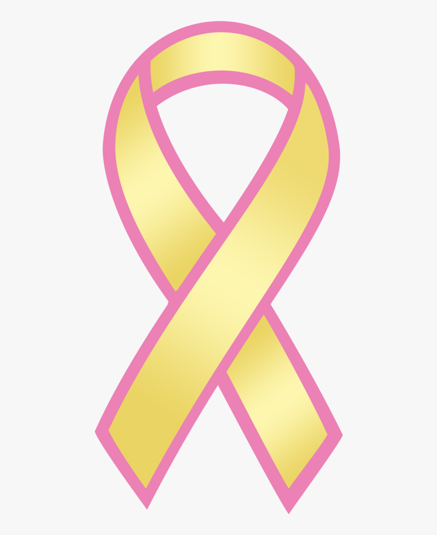 Cancer Ribbon Vector - We Support Breast Cancer Awareness Sign, HD Png ...
