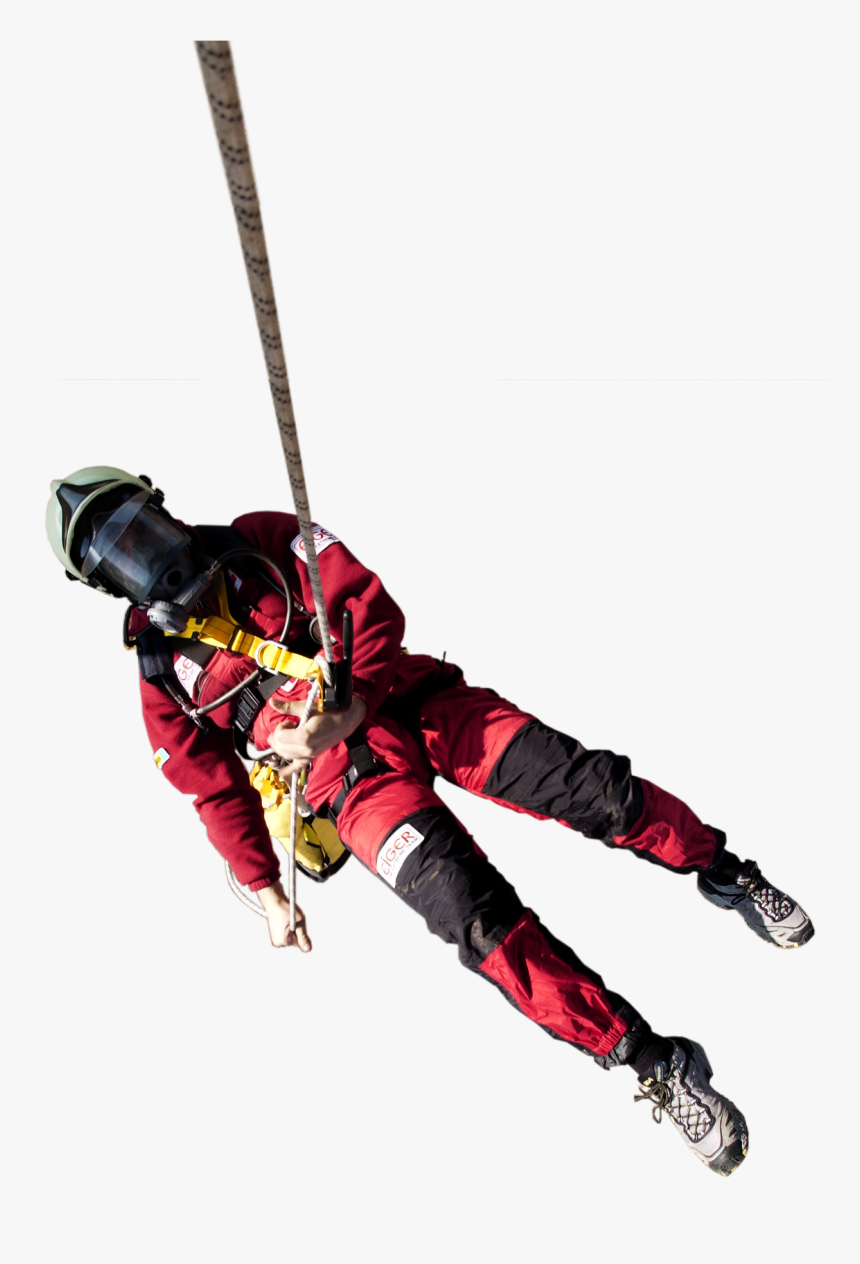 Spiderman Rappelling - Rope Rescue Png, Transparent Png , Transparent ...
