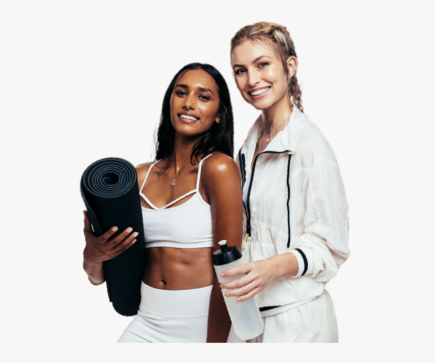 Male And Female Personal Trainers - Women Smile Fitness, HD Png ...