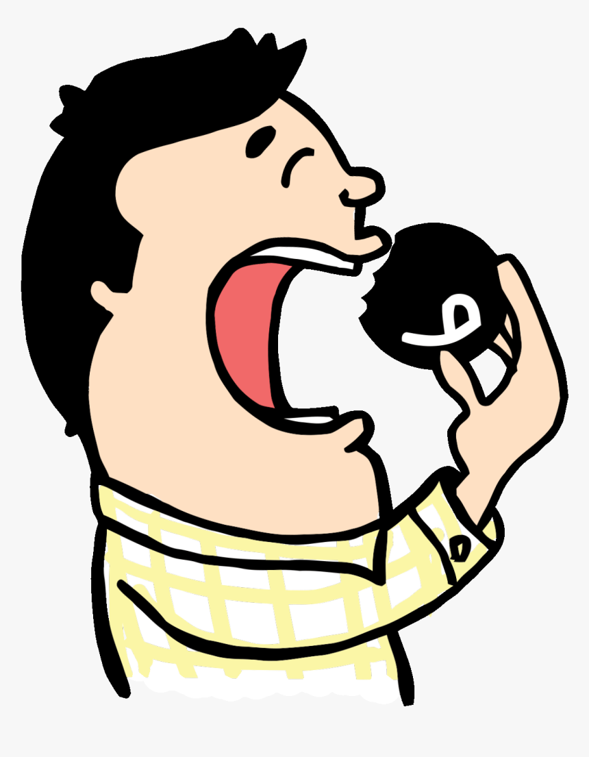 Fun Eating Sticker By Aquarela - Human Eating Gif Transparent, HD Png ...