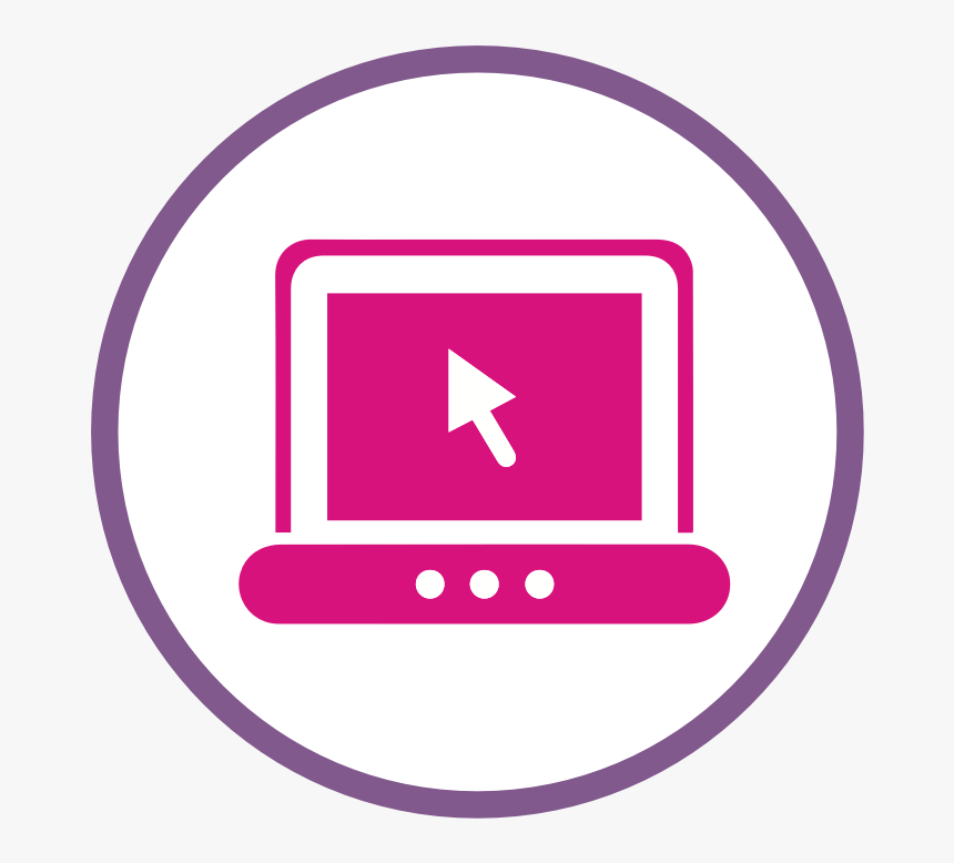 Transparent Laptop Icon Png - Computer Icon Png Pink, Png Download ...