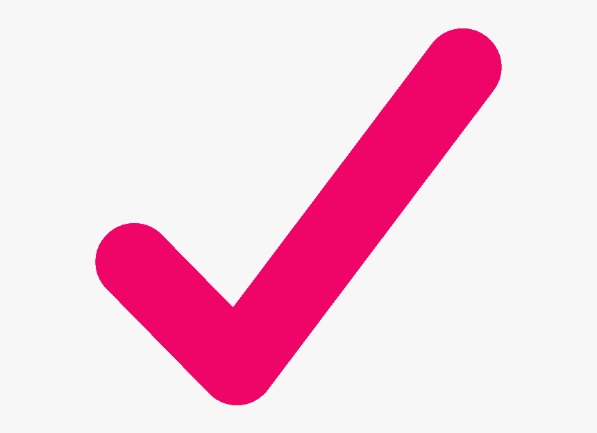 2 In - Check Mark Icon Pink, HD Png Download , Transparent Png Image ...