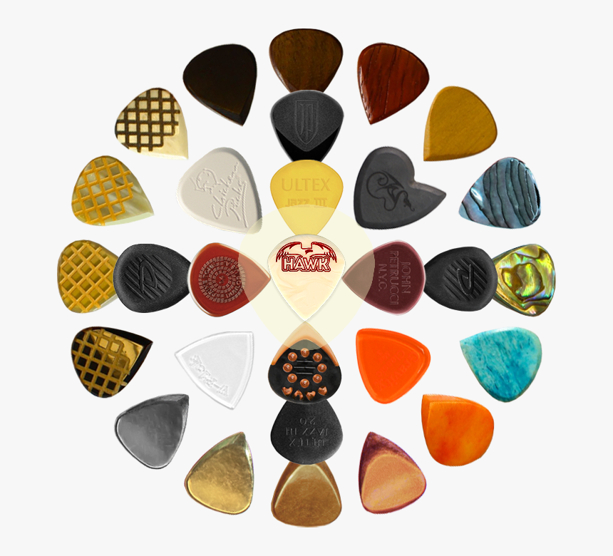 Transparent Guitar Pick Png - Types Of Guitar Picks, Png Download ...