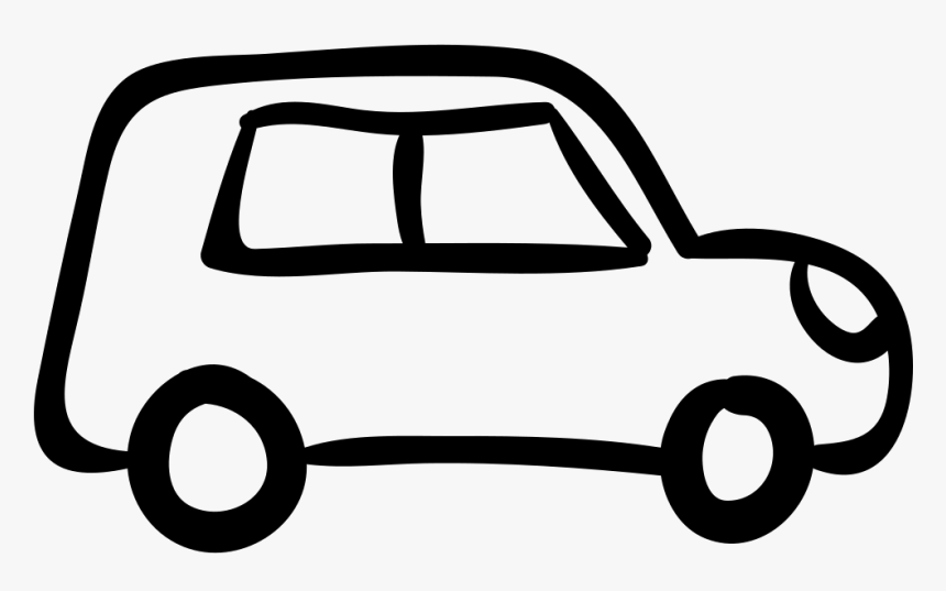 Clip Art Outlined Vehicle Svg Png - Car With Clear Background ...