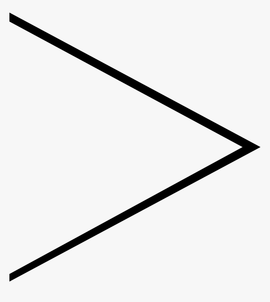 Border Arrow Right - Thin Arrow Icon Png, Transparent Png , Transparent ...