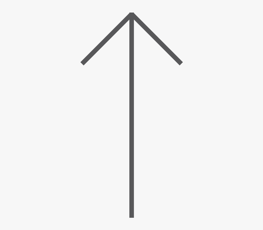 Thin Arrow Going Up, HD Png Download , Transparent Png Image - PNGitem
