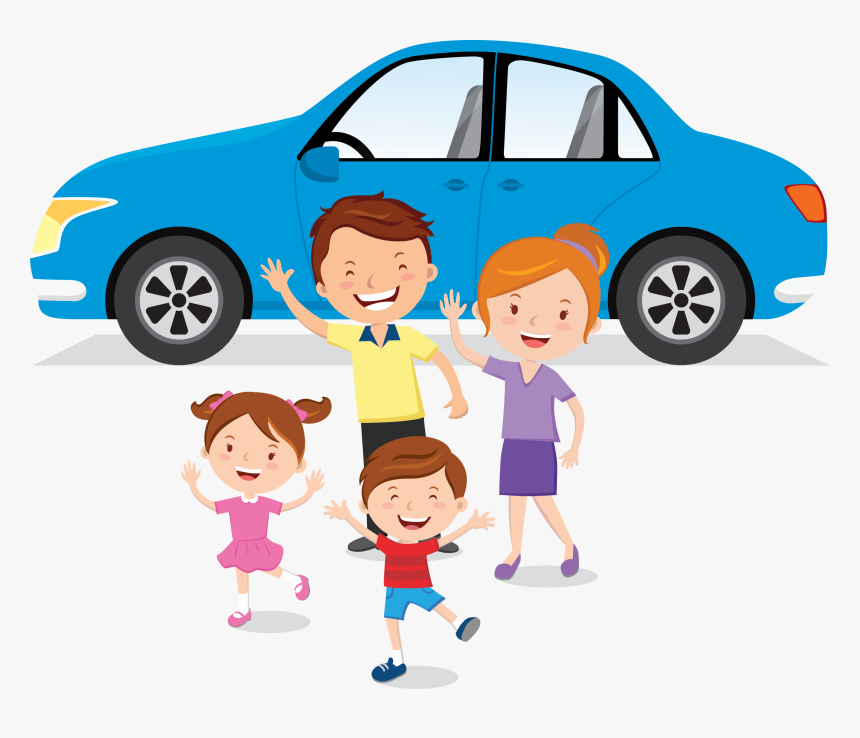 Family Car Vectors Png , Png Download - Family Car Driving Clipart ...