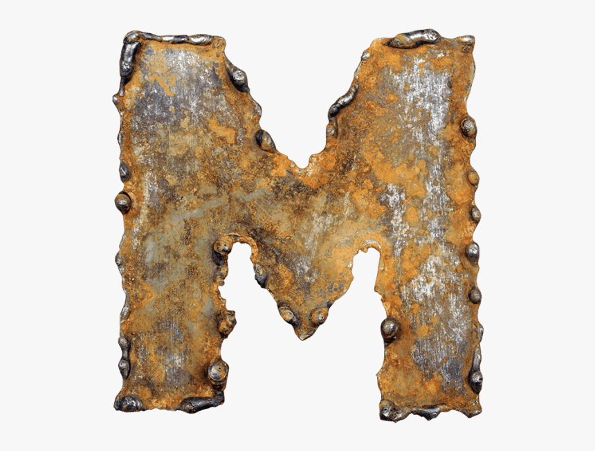 Rusty Metal Font - Rusty Metal Letters, HD Png Download , Transparent ...