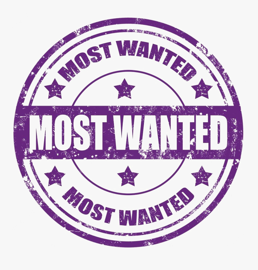 Wanted Stamp Png Transparent Image - Most Wanted Stamp Png, Png ...