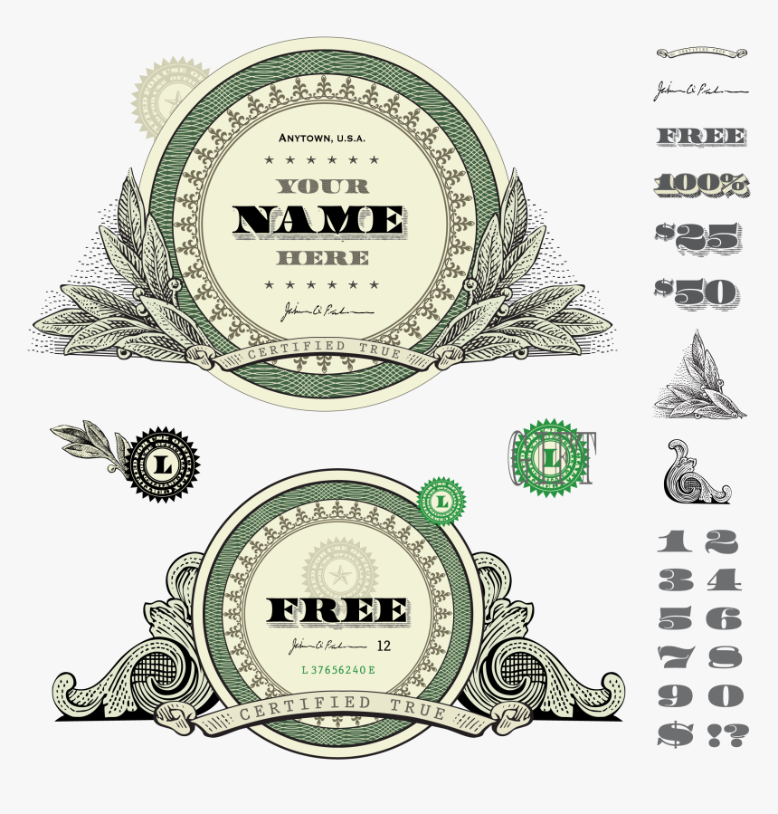 Decorative Elements Finance Money Photography Banknotes - Money Frame ...