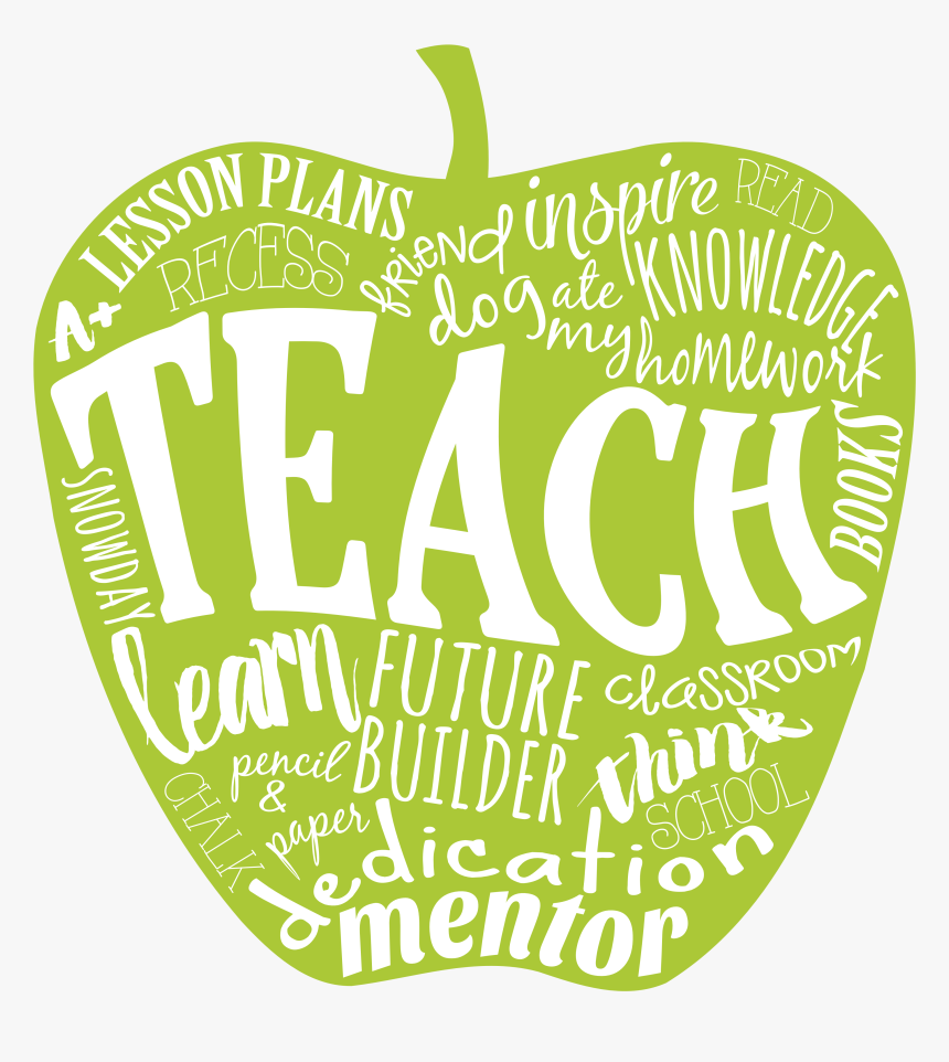 Teacher Apple Clipart Png