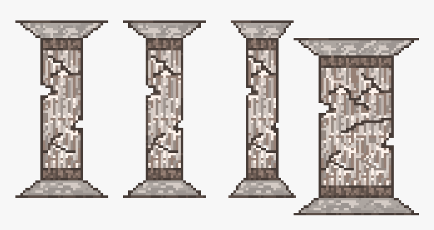 Pixel Art Column, HD Png Download , Transparent Png Image - PNGitem