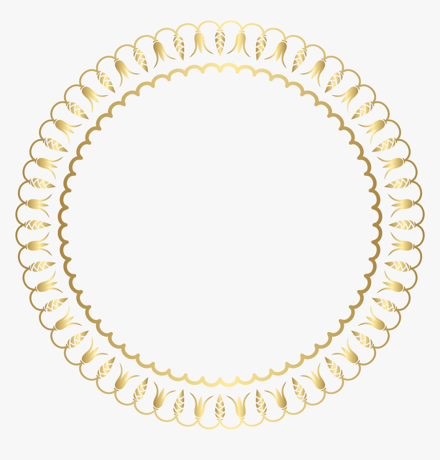 Decorative Round Border Frame Png Clip Art Gallery, Transparent Png ...