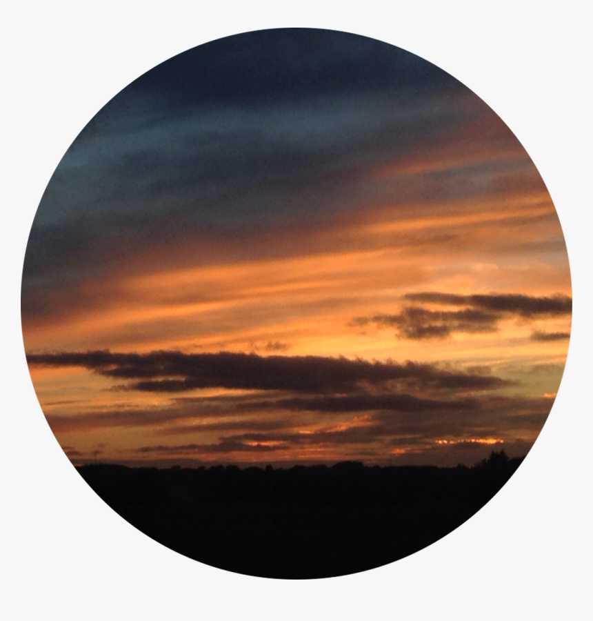 Sunset Clipart Circle - Circle, HD Png Download , Transparent Png Image ...