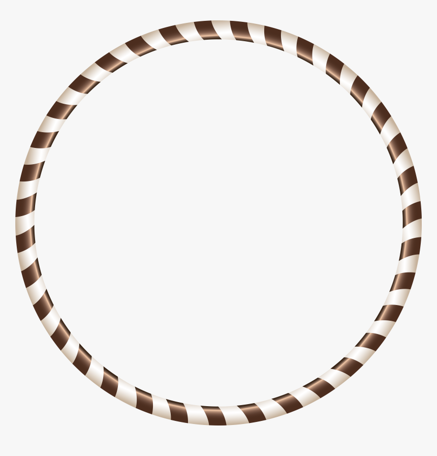 White Brown Round Border Transparent Png Clip Art, Png Download ...