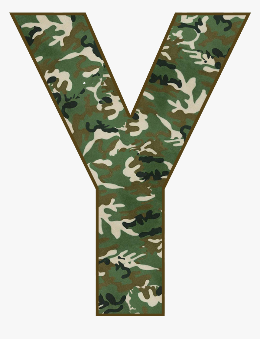 Camouflage Letters Printable F, HD Png Download , Transparent Png Image ...