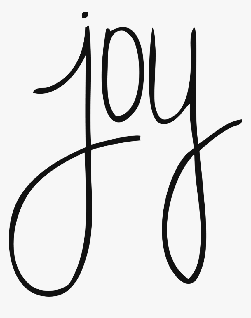 Live After The Manner Of Joy - Joy Word Png, Transparent Png ...