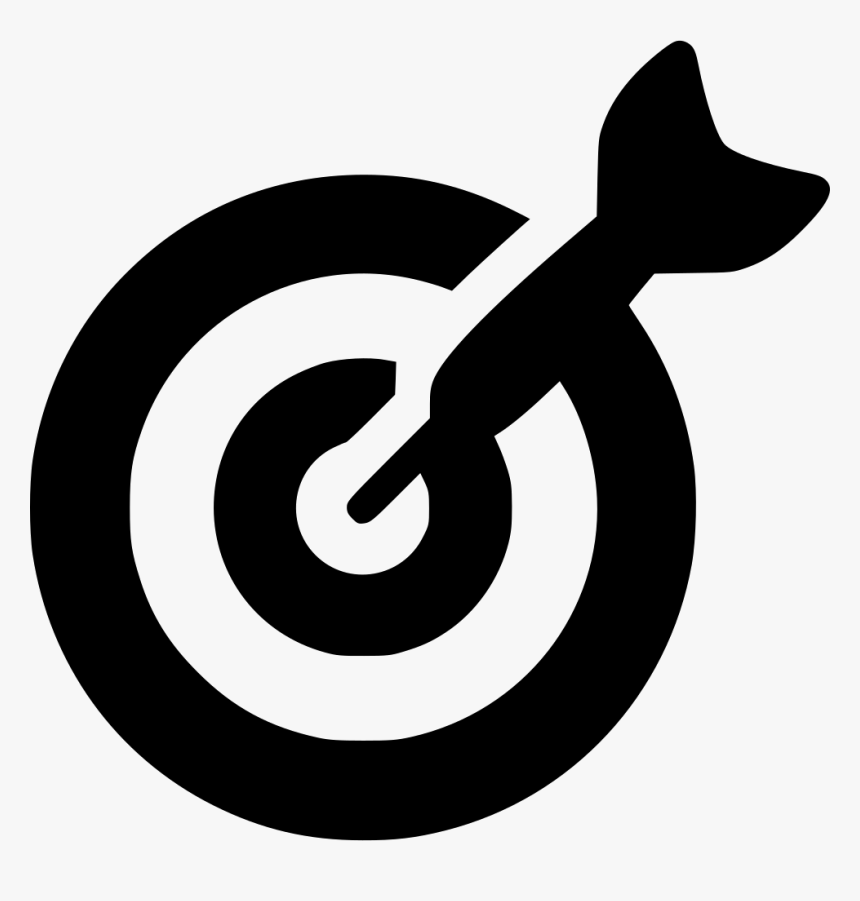 Transparent Bulls Eye Png - Bulls Eye Icon Black And White, Png ...