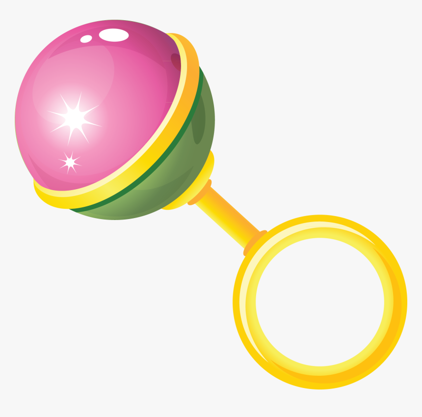 Toy Baby Rattle Clip Art - Toy For Baby Clipart, HD Png Download ...