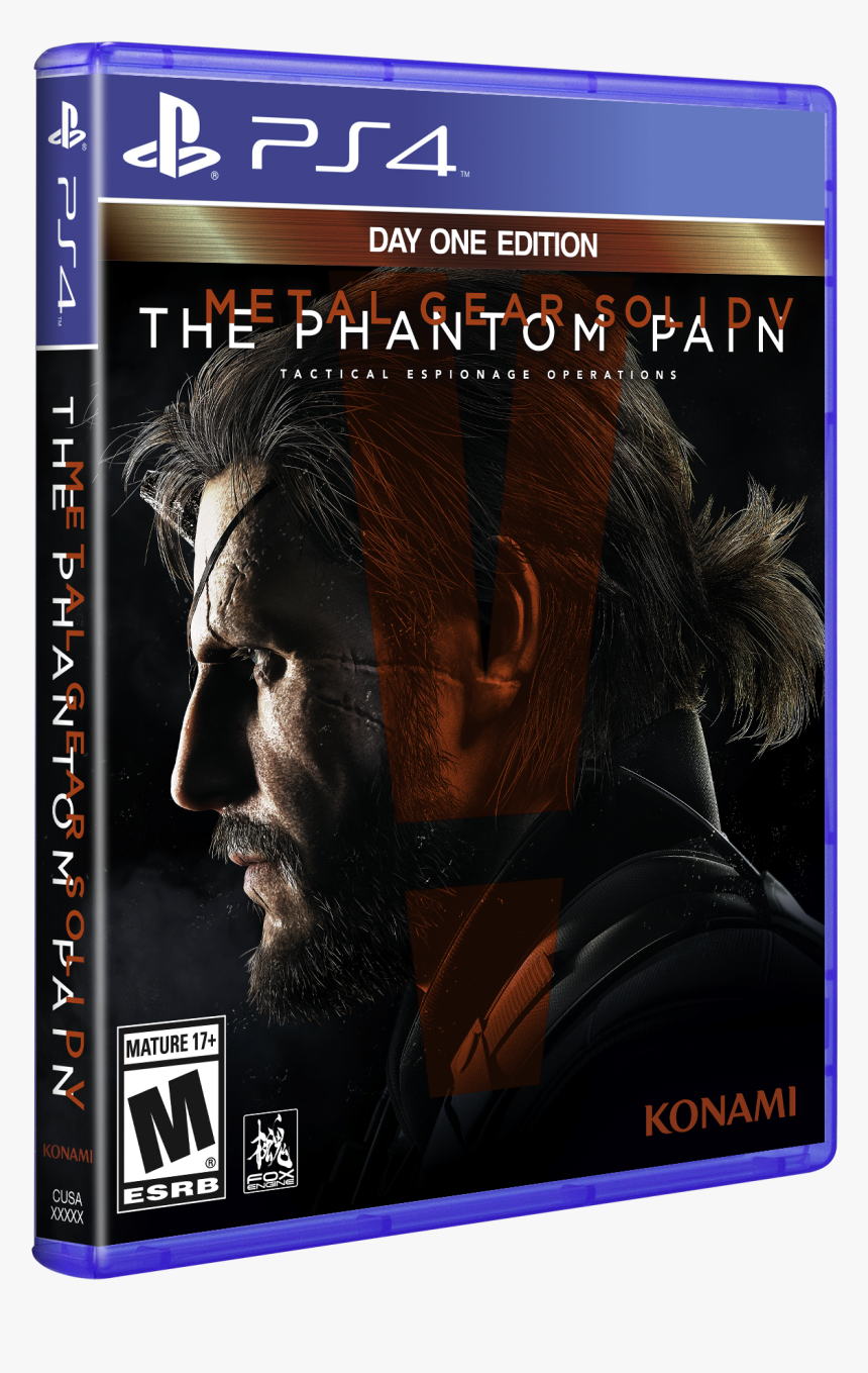 Metal Gear Solid Phantom Pain Box Art, HD Png Download , Transparent ...