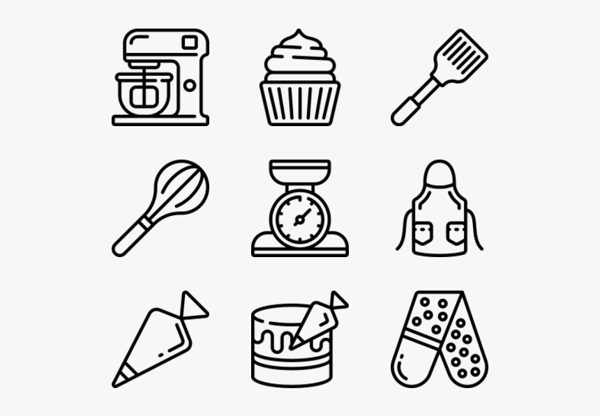 Baking Icons, HD Png Download , Transparent Png Image - PNGitem