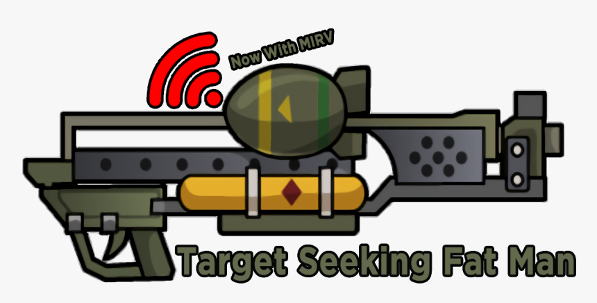 Target Seeking Fat Man Fo4 - Fatman Fallout Vector, HD Png Download ...