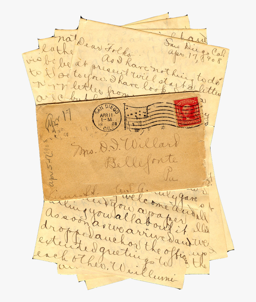 Old Letter Design Clipart