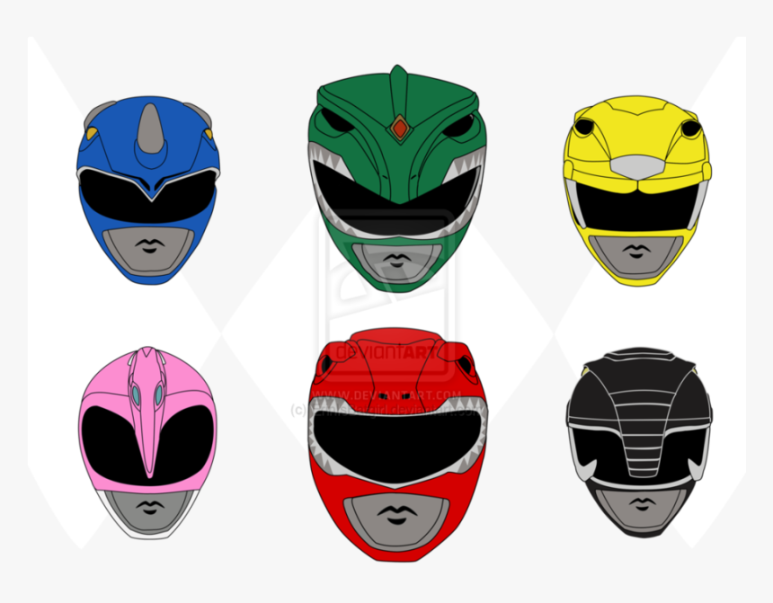 Download Power Ranger Helmet Template Clipart Red Ranger Original 