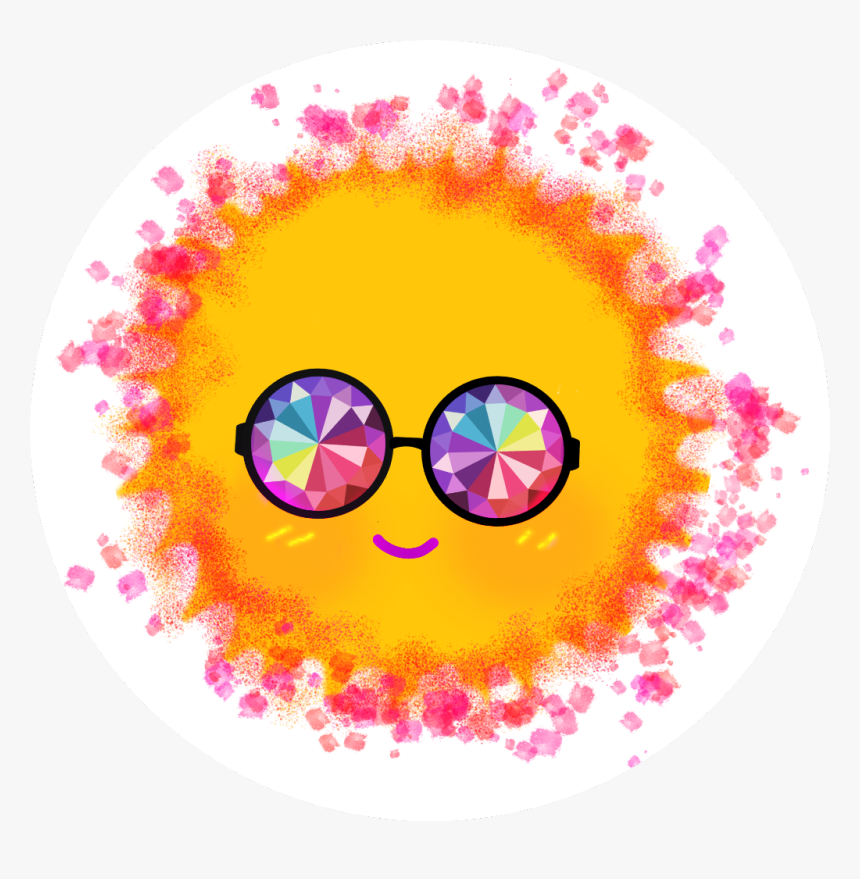 #sun#sunny#sticker#happy Sun#smile #ftesun - Circle, HD Png Download ...