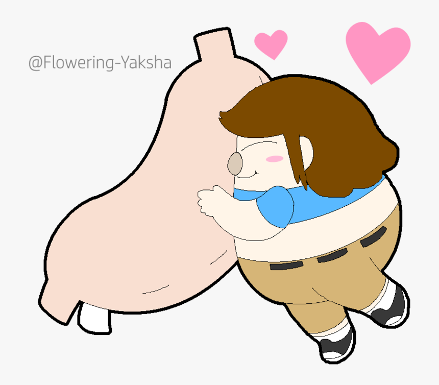 Mookie And His Plush Stomach By Flowering-yaksha - Cartoon, HD Png ...