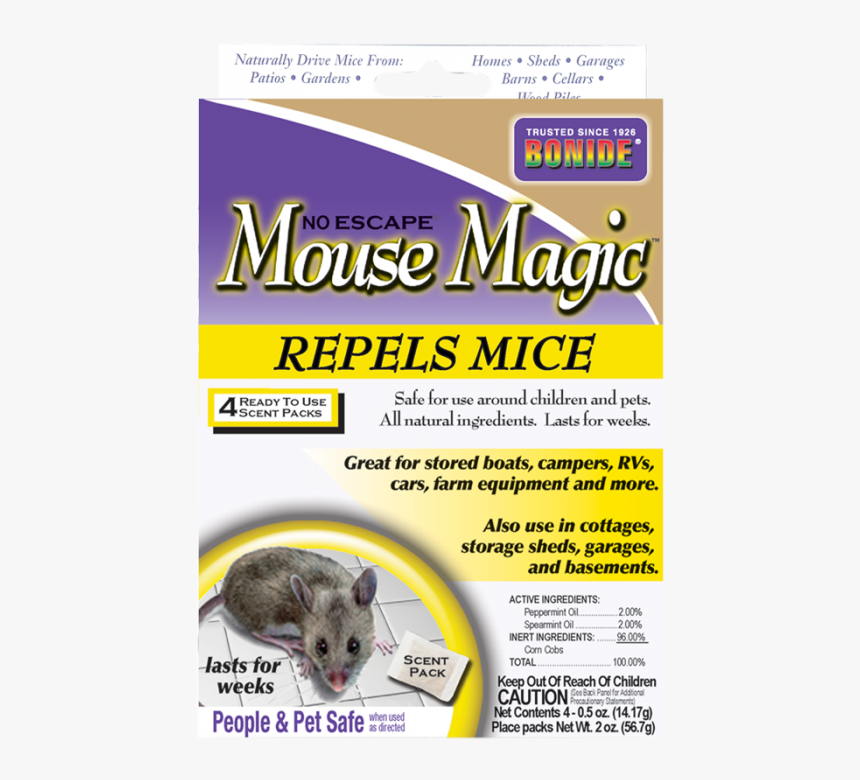 Bonide Mouse Magic Repellent, HD Png Download , Transparent Png Image ...