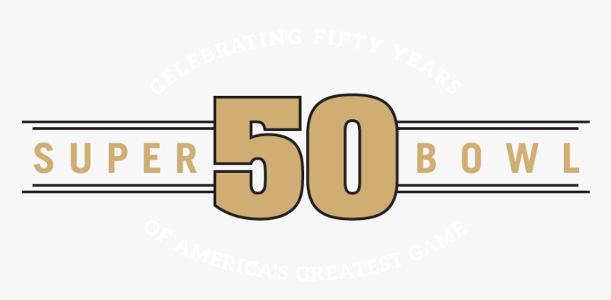 Super Bowl 50 Logo Png - Graphic Design, Transparent Png , Transparent ...