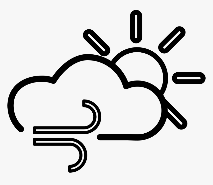 Windy Fall Day Png - Weather Symbol For Windy Day, Transparent Png ...