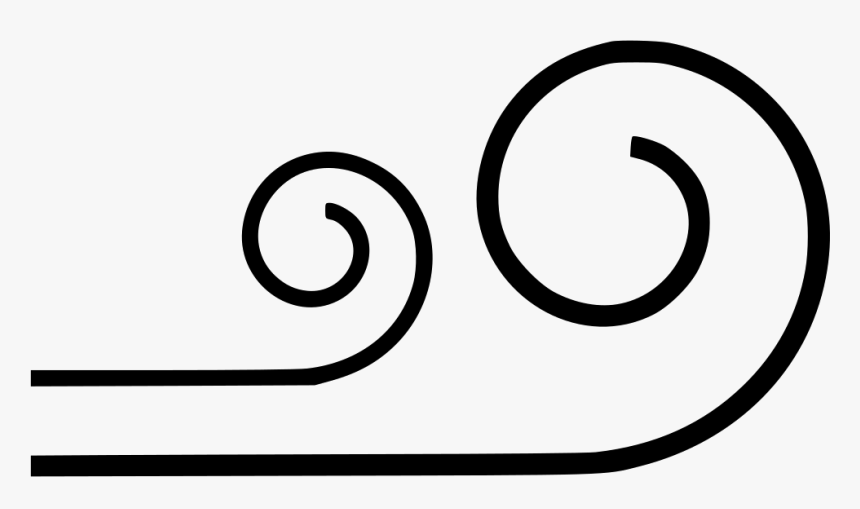 Wind Weather Windy South West - Line Art, HD Png Download , Transparent ...