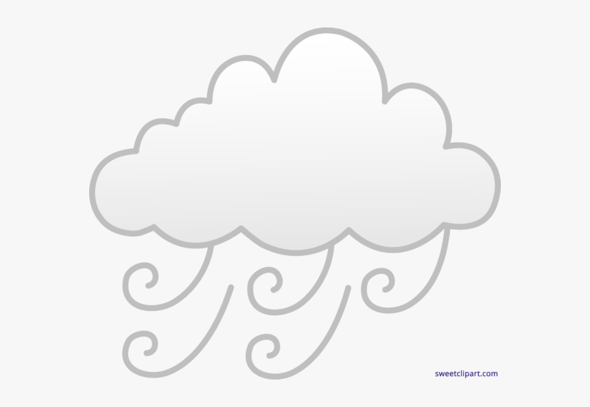 Collection Of Weather - Windy Weather Symbol Clipart, HD Png Download ...
