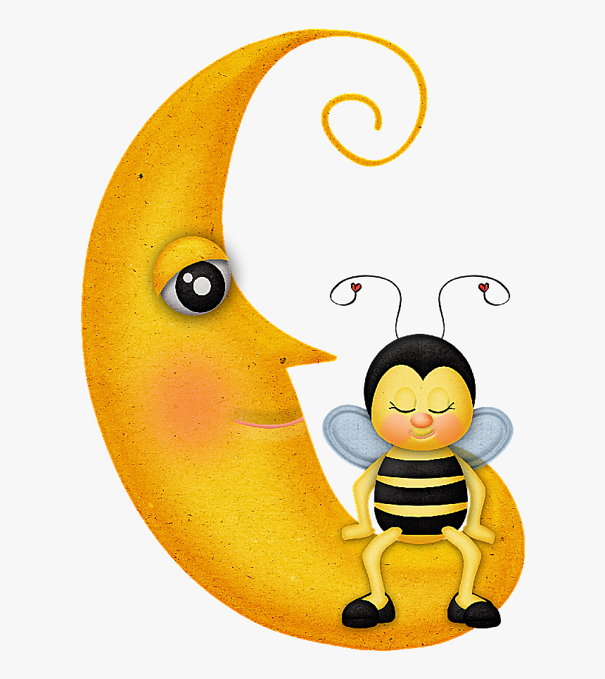 Bee Moon, HD Png Download , Transparent Png Image - PNGitem