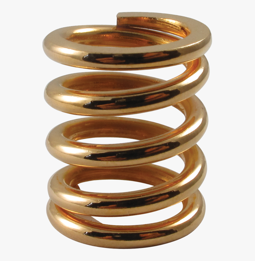 Pictured - Gold - Spring Metal Gold, HD Png Download , Transparent Png ...