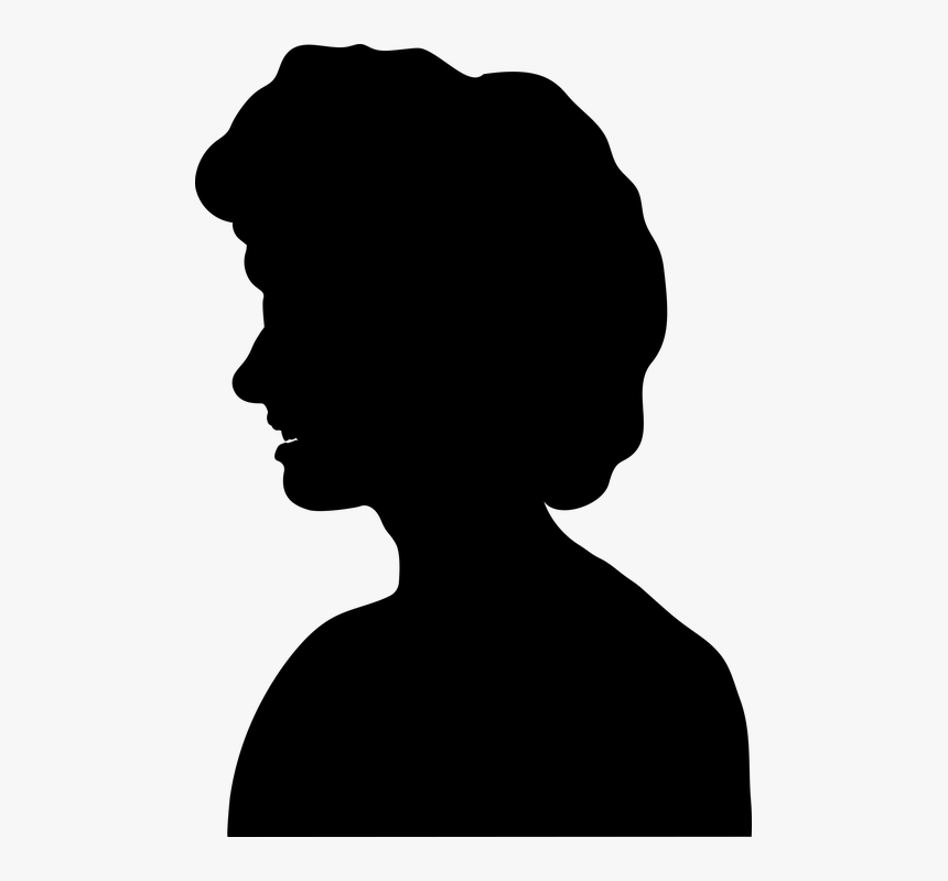 Female Human Head Silhouette