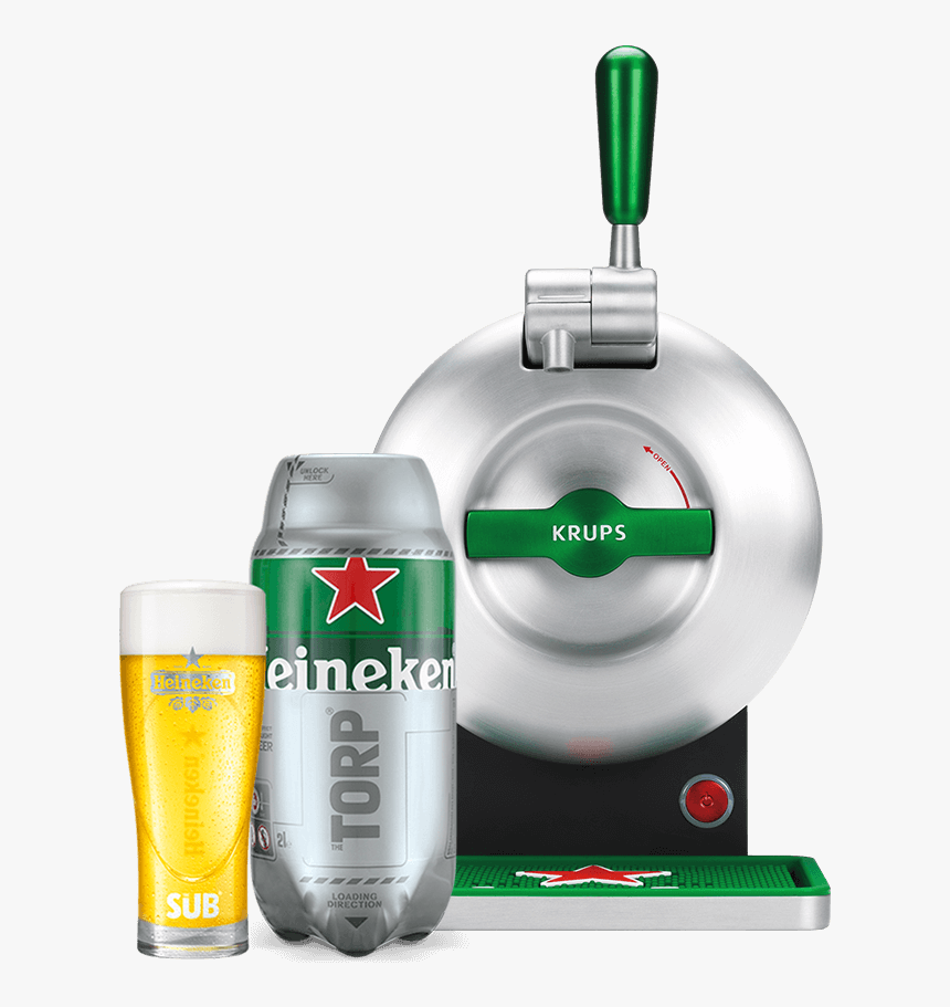 The Sub Heineken Edition - Heineken Home Beer Pump, HD Png Download ...