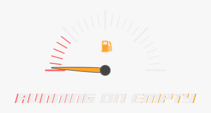 Running On Empty - Graphic Design, HD Png Download , Transparent Png ...