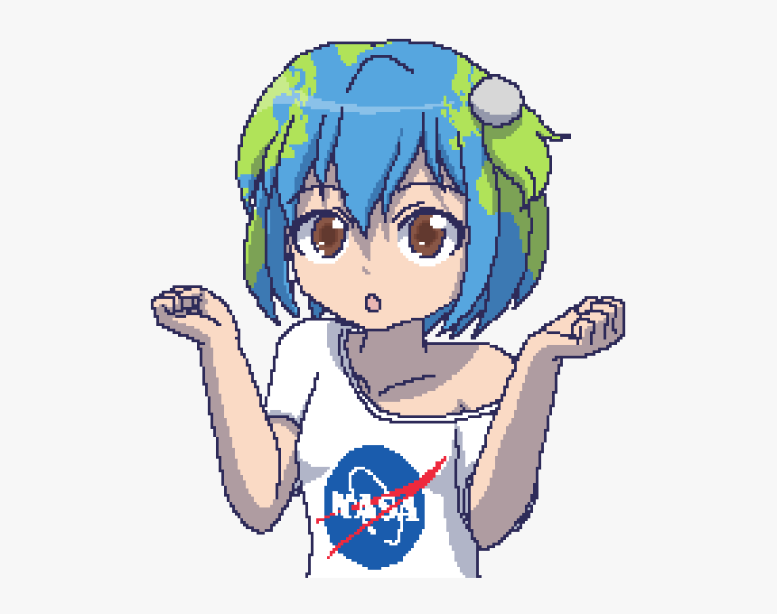 Chibi Earth Chan, HD Png Download , Transparent Png Image - PNGitem