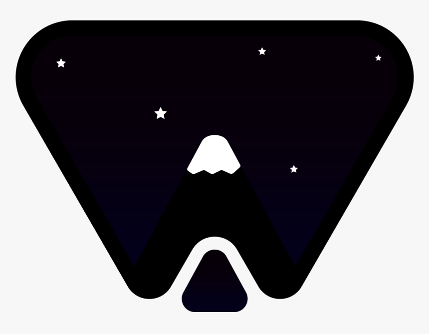 Mountain Snowcap Mountain Vector Logo Ui Stars Debut, HD Png Download ...