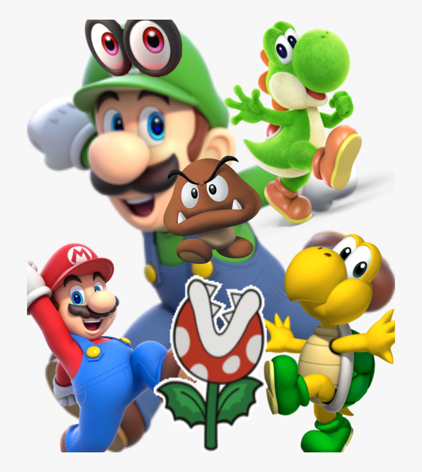#mario #luigi #cappy #piranhaplant #koopatroopa #goomba - Luigi Mario ...