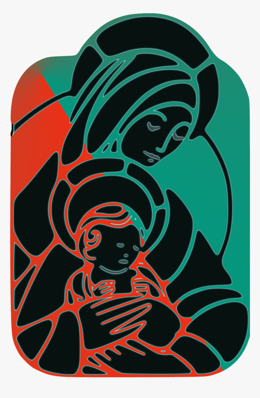 Jesus And Mary Clipart, HD Png Download , Transparent Png Image - PNGitem