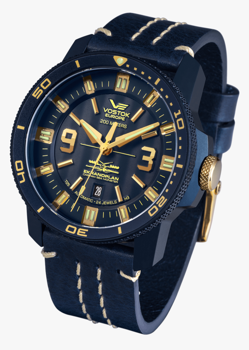 Vostok Europe Ekranoplan Blue, HD Png Download , Transparent Png Image ...