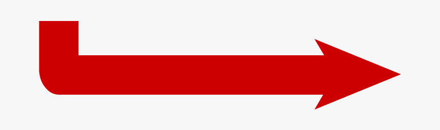 Red Arrow Pointing Right - Transparent Red Arrow Line, HD Png Download ...
