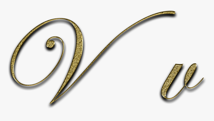 Letter, V, Gold, Font, Letter V, Write, Type, Fonts - V En Carta, HD ...