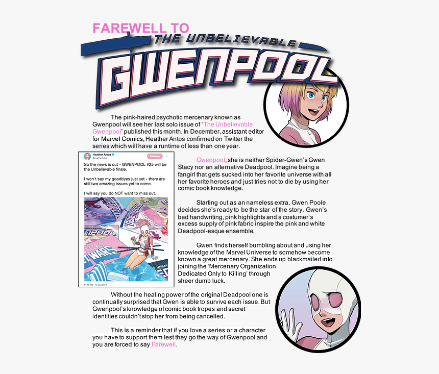 Gwenpool Png, Transparent Png , Transparent Png Image - PNGitem